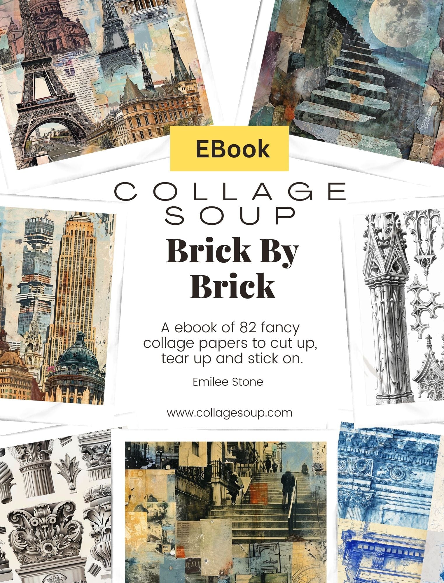 Brick By Brick (eBook) Building-Inspired Designs for Journals & Crafts ...