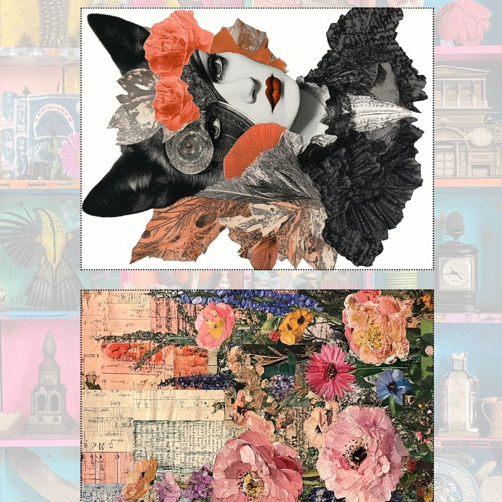 ATC & Journal Freebie (eBook) Printable Esoteric Art for Collage – 4 P ...