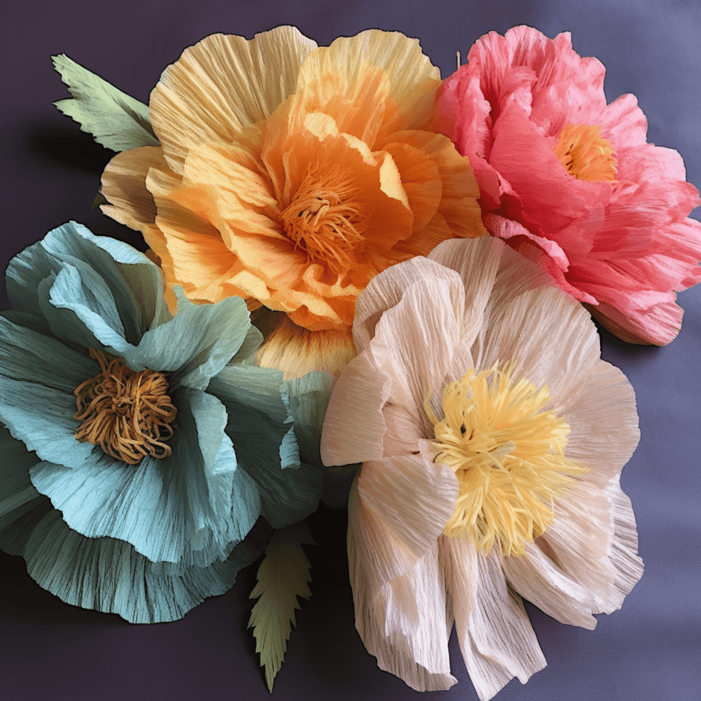 Bloomed & Bemused (Paperback) Fancy Collage Papers of Faces & Flowers ...