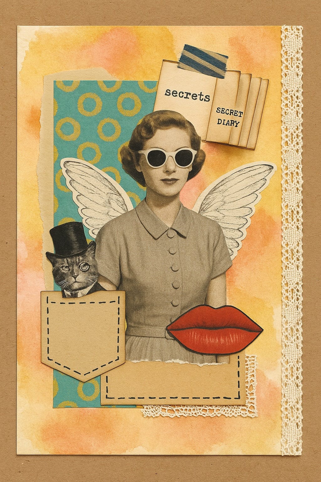 Curious Collage Society #1024 (Project) Playful Vintage Collage Using ...