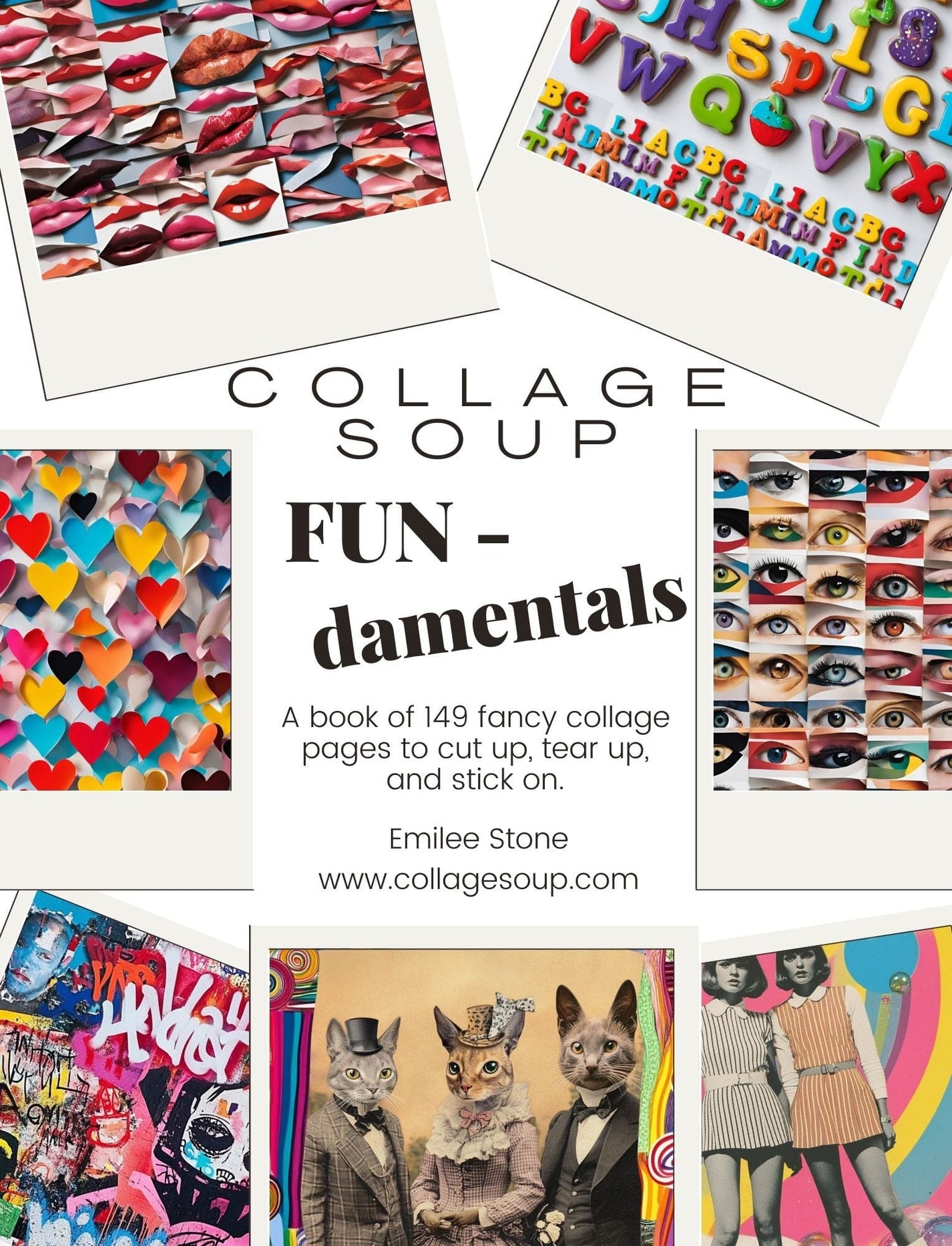 FUN-damentals (Paperback) Quirky Vintage-Inspired Collage Fodder for M ...