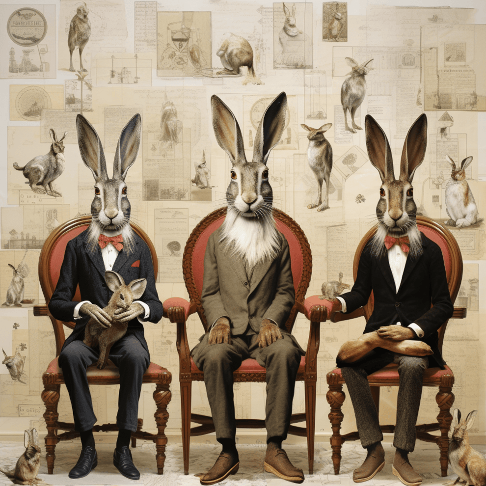 Hare Today, Chair Tomorrow: 110-Pages of Whimsical Hares & Chairs ...