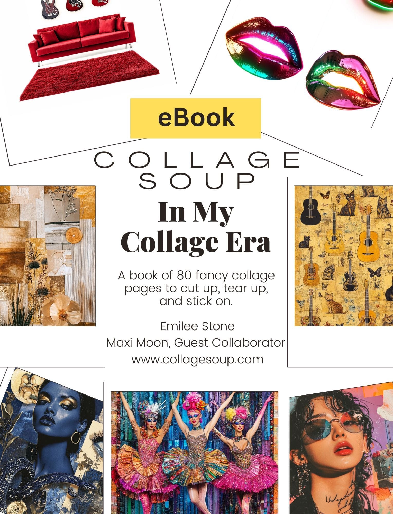 In My Collage Era (eBook) Pop Culture-Inspired Art with Maxi Moon – 80 ...