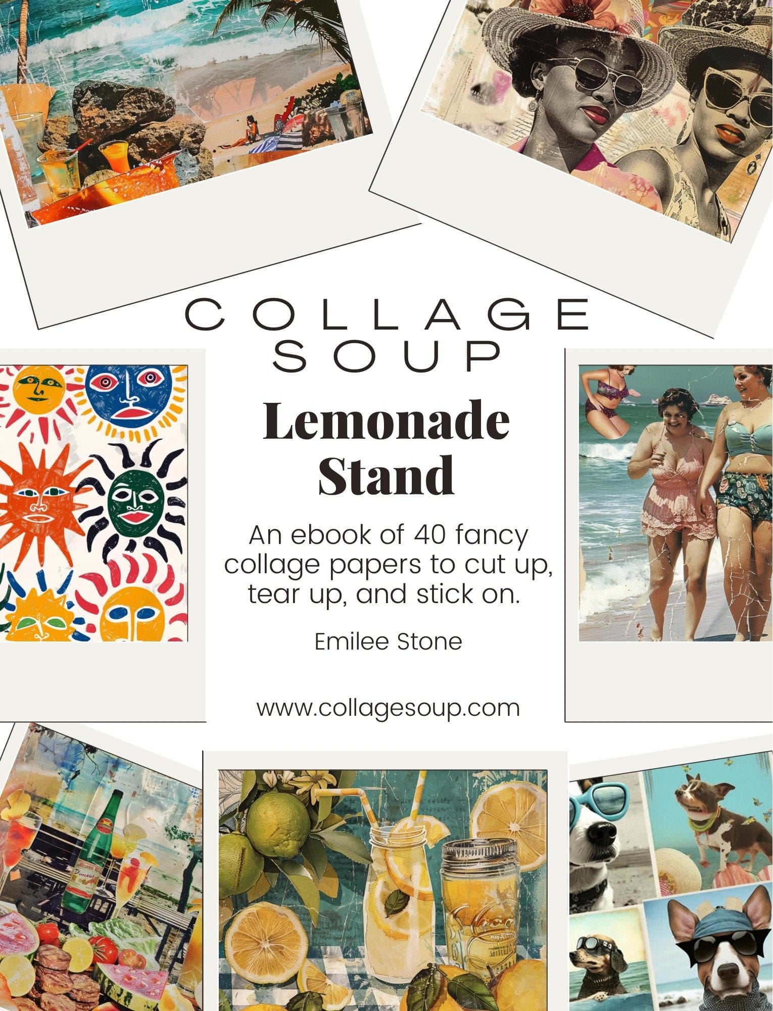 Lemonade Stand (eBook) Summer Collage Art for Creative Projects – 80 P ...