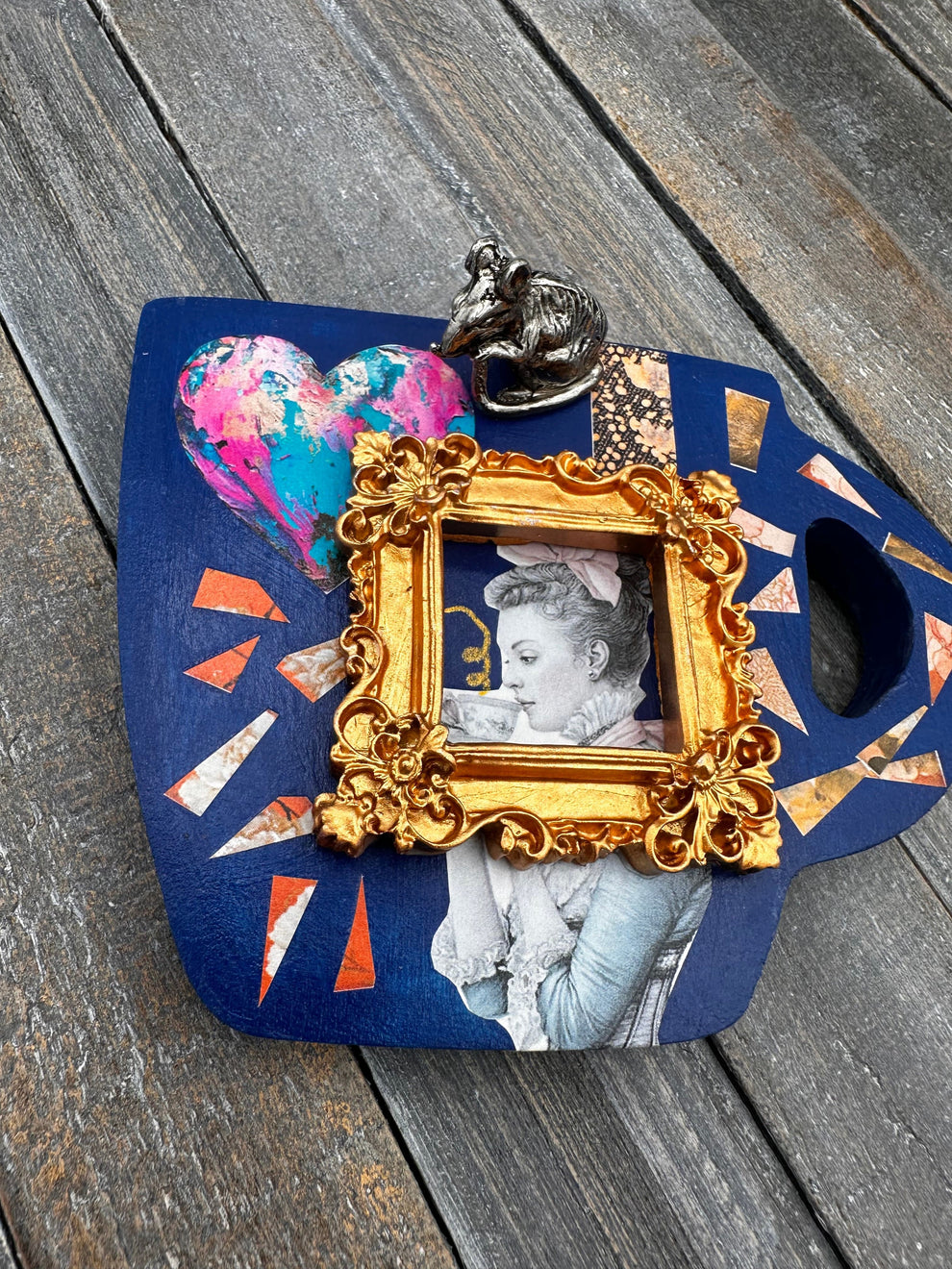 Tea Cup Shrine Project — Collage Soup