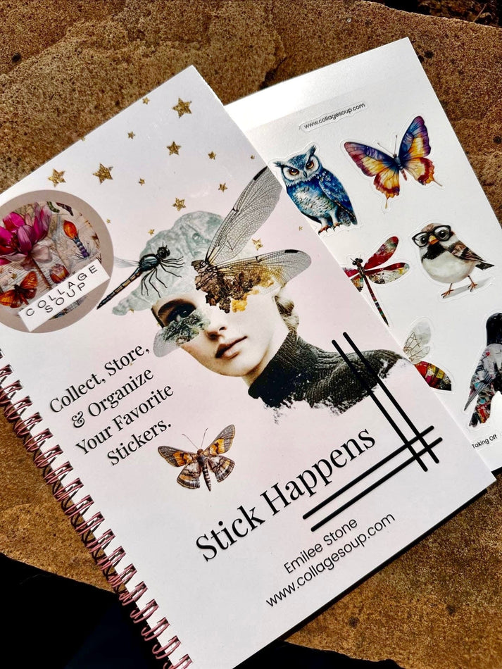 Sticker Book — Stick Happens | Collage Soup