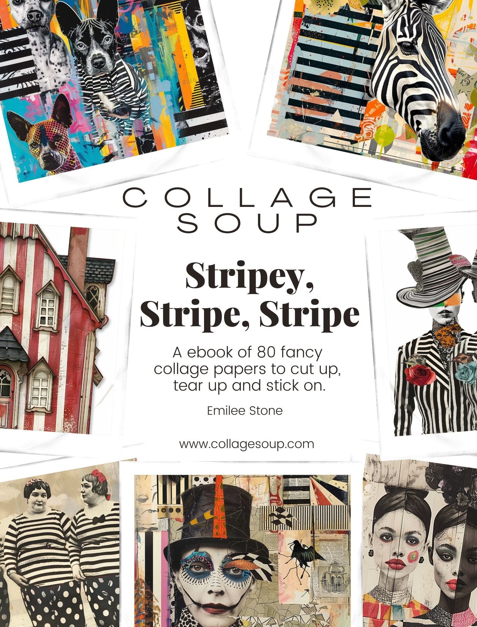 Stripe Pattern eBook — Stripey | Collage Soup