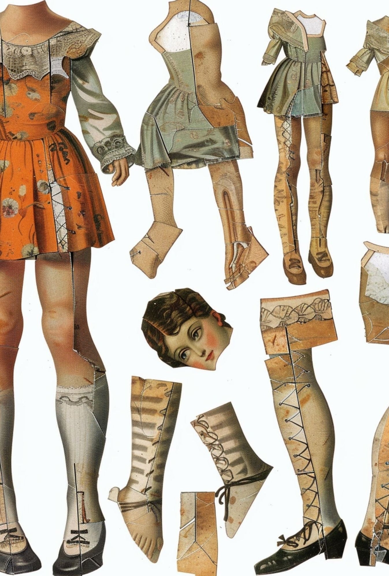 The Secret Lives of Paper Dolls (Paperback) Playful and Whimsical Doll ...