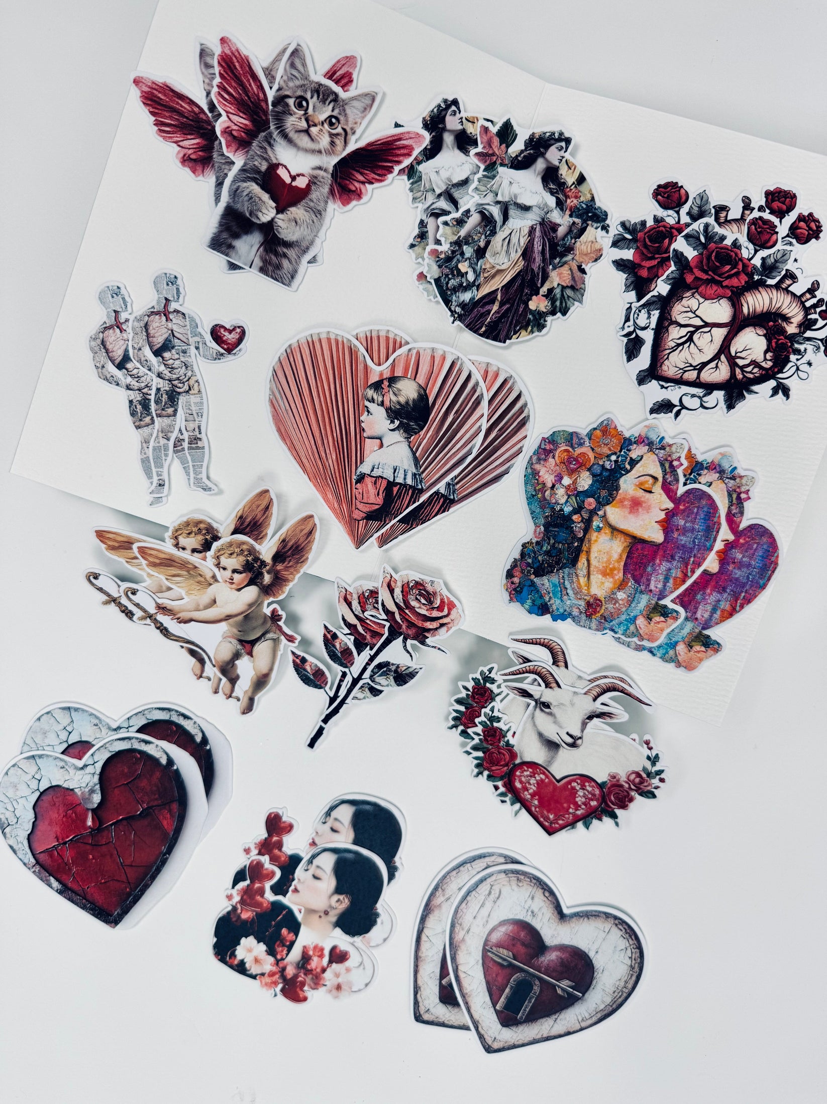 Love Sprouts Paper Bites: 12 Vibrant Pre-Cut Floral and Quirky Paper D ...