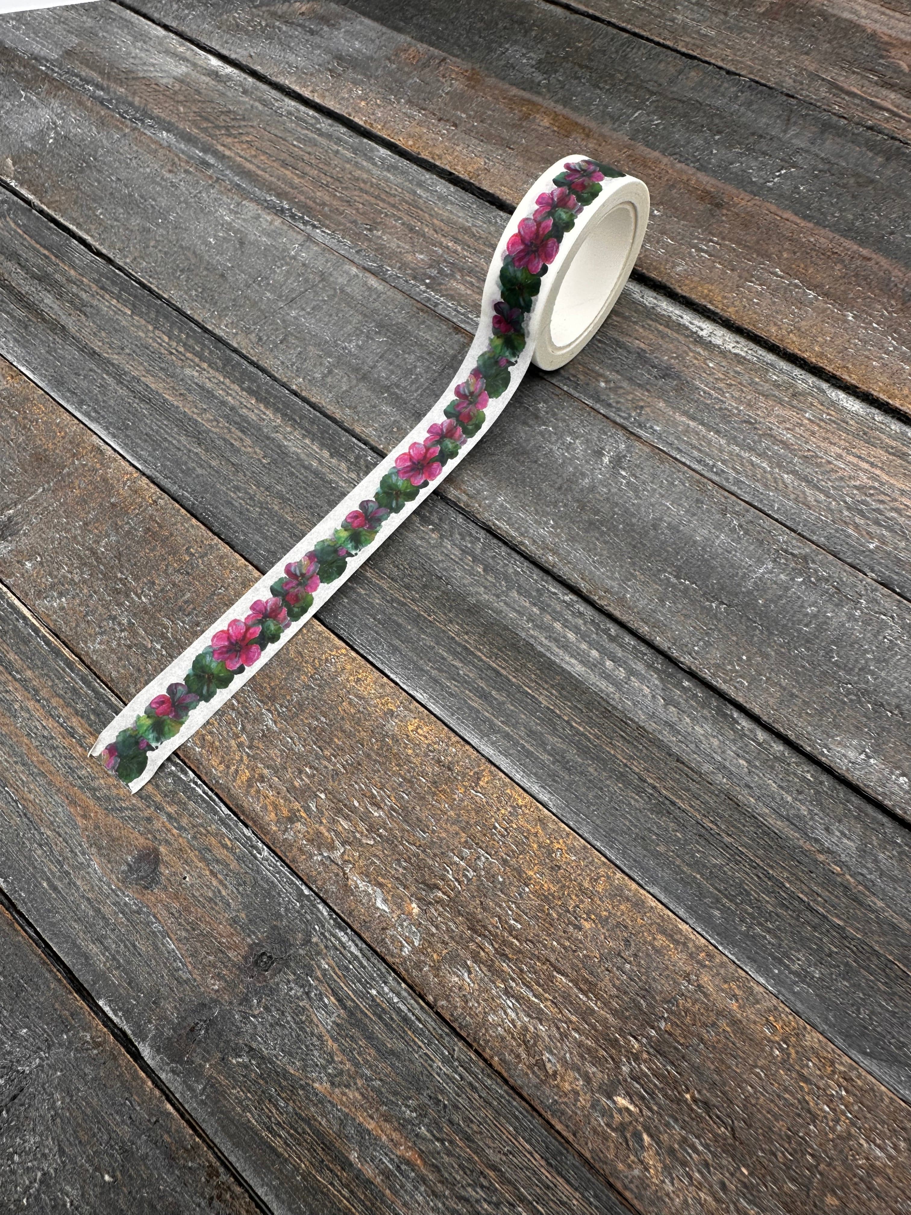 Washi Tape — Vintage Pink Blossom | Collage Soup